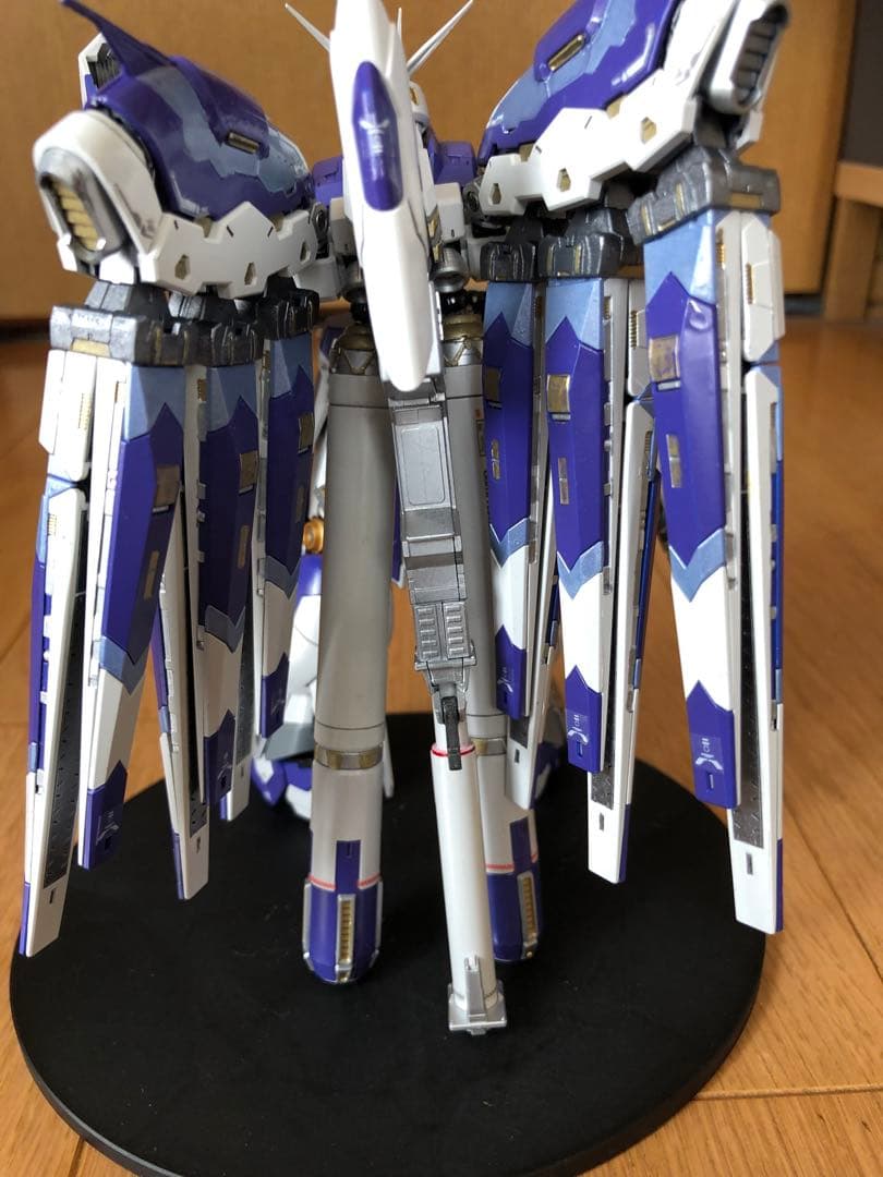 RG Hiニューガンダム➕ハイパーメガバズーカランチャー完成品