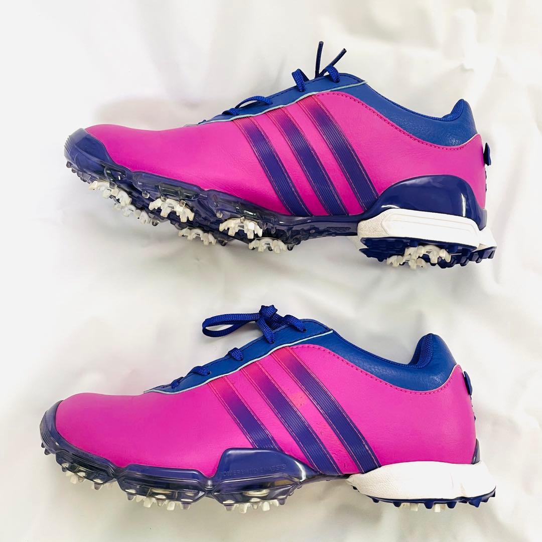 【早い者勝ち】ADIDAS GOLF ゴルフスパイクシューズ 25.0cm 本革