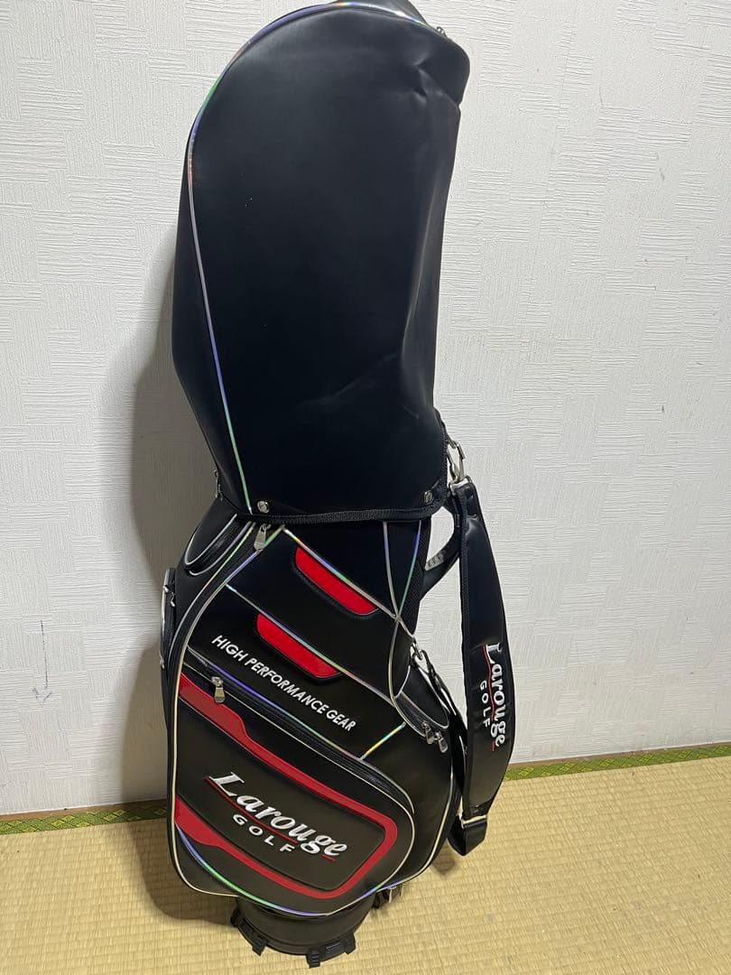 美品！ラルージュ　Larouge Golf キャディバッグ　フードカバー付属