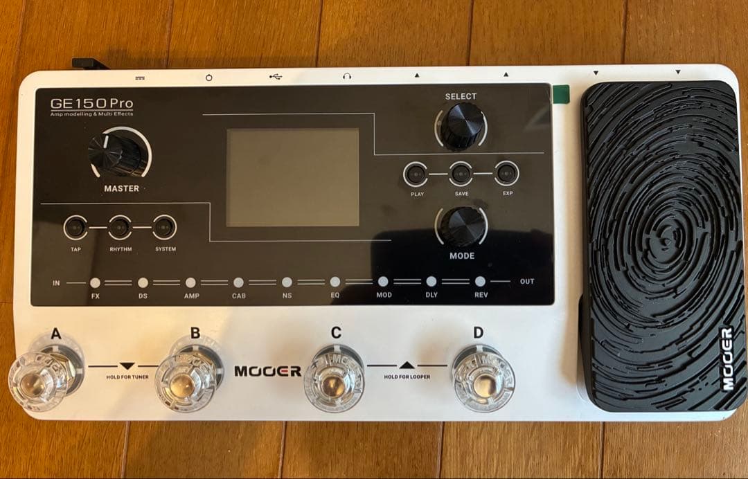 MOOER GE150 Pro(フットスイッチキャップ付き)
