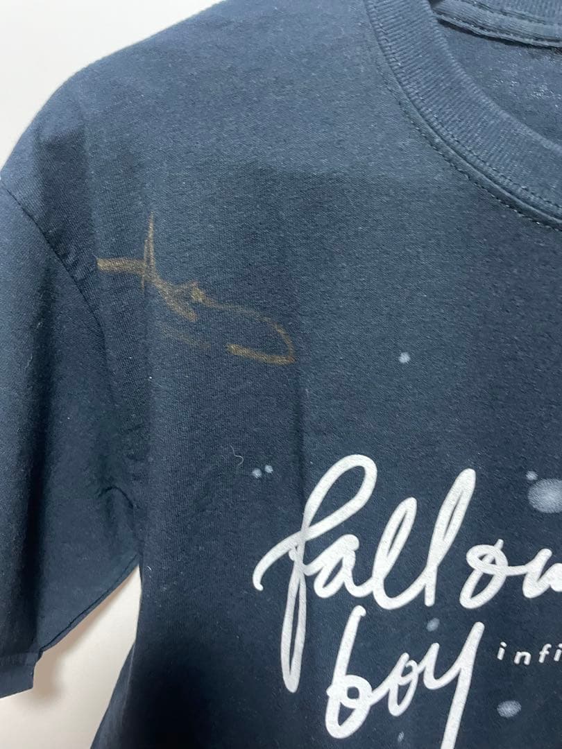 Fall Out Boy サイン入り Tシャツ Infinity on High