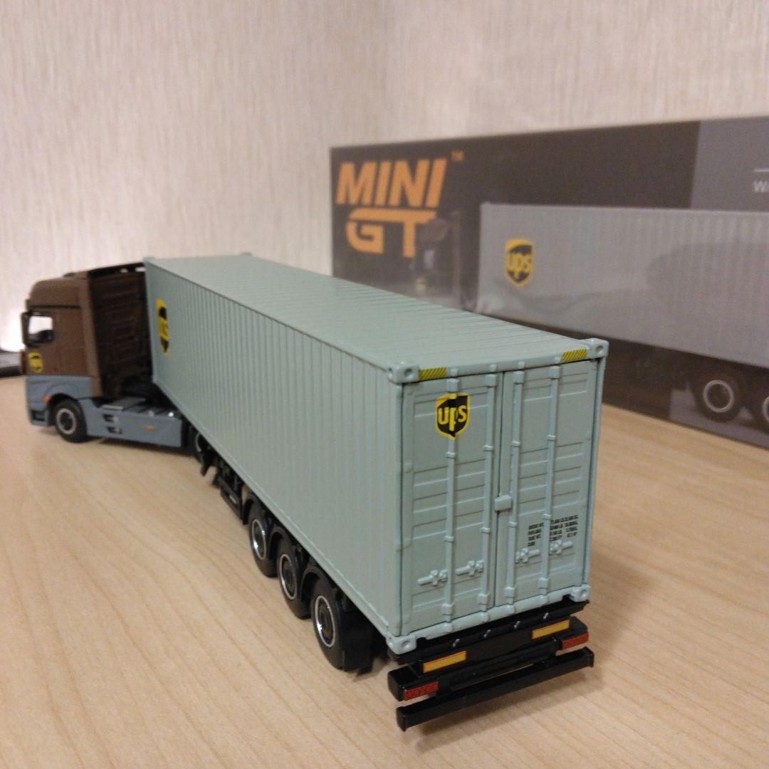 MINI GT Actros UPS　海上コンテナトレーラー1/64　最終値下げ