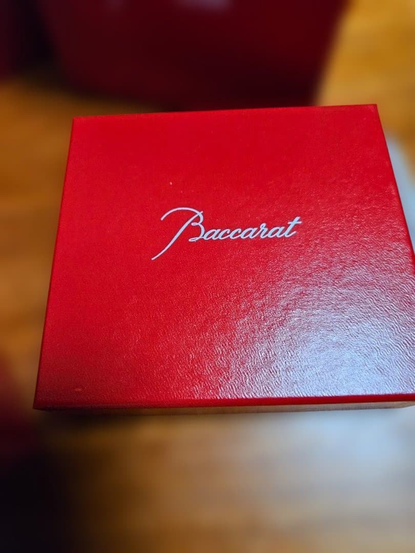 Baccarat クリスタル 蝶(金色)のオブジェ