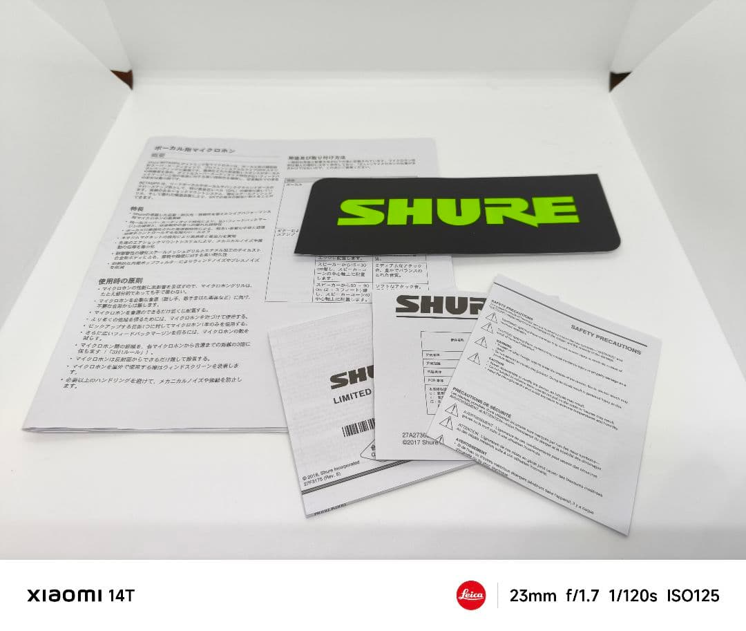 【ほぼ未使用品】SHURE BETA 58Aダイナミックマイク 正規品 プロ仕様
