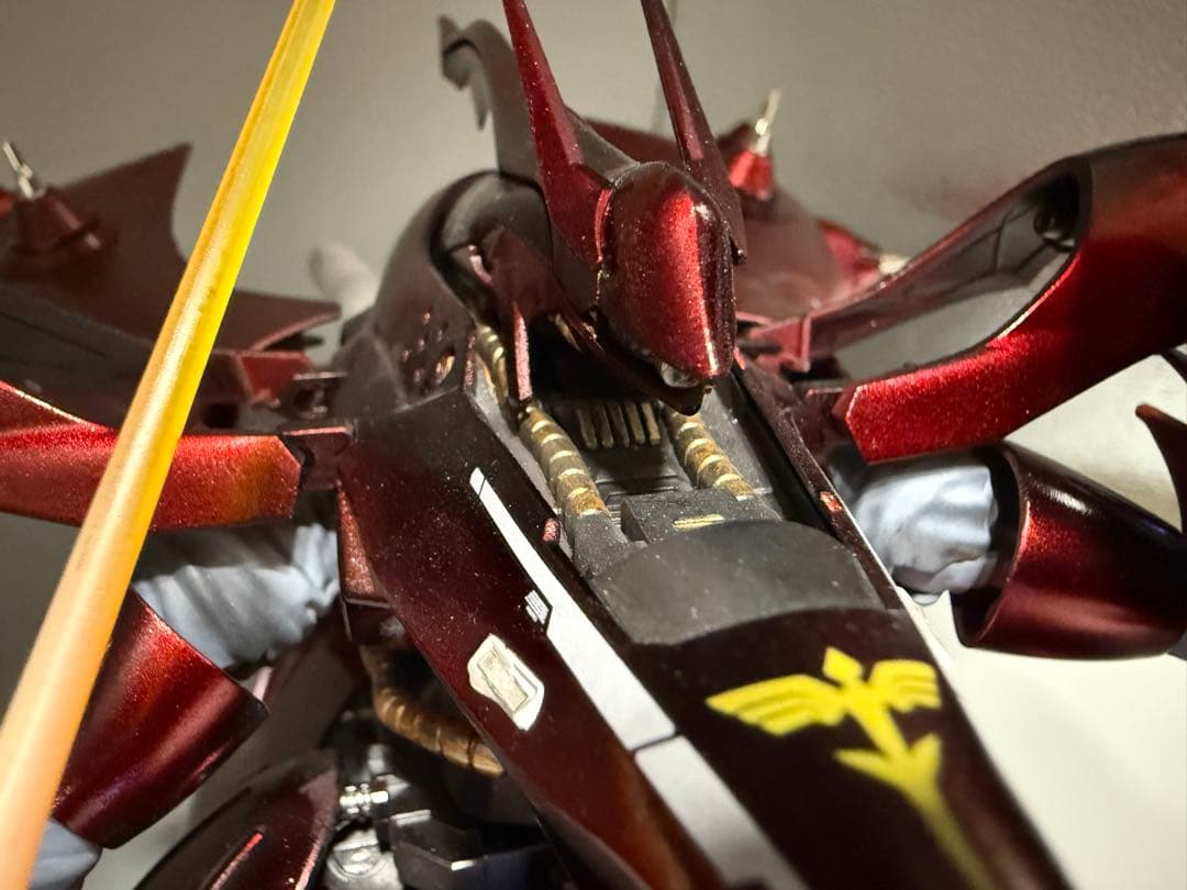ガンプラ HG ナイチンゲール 完成品 キャンディ塗装 メタルパーツ
