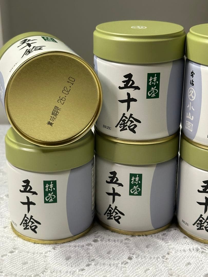 丸久小山園　抹茶　五十鈴40g缶x6個
