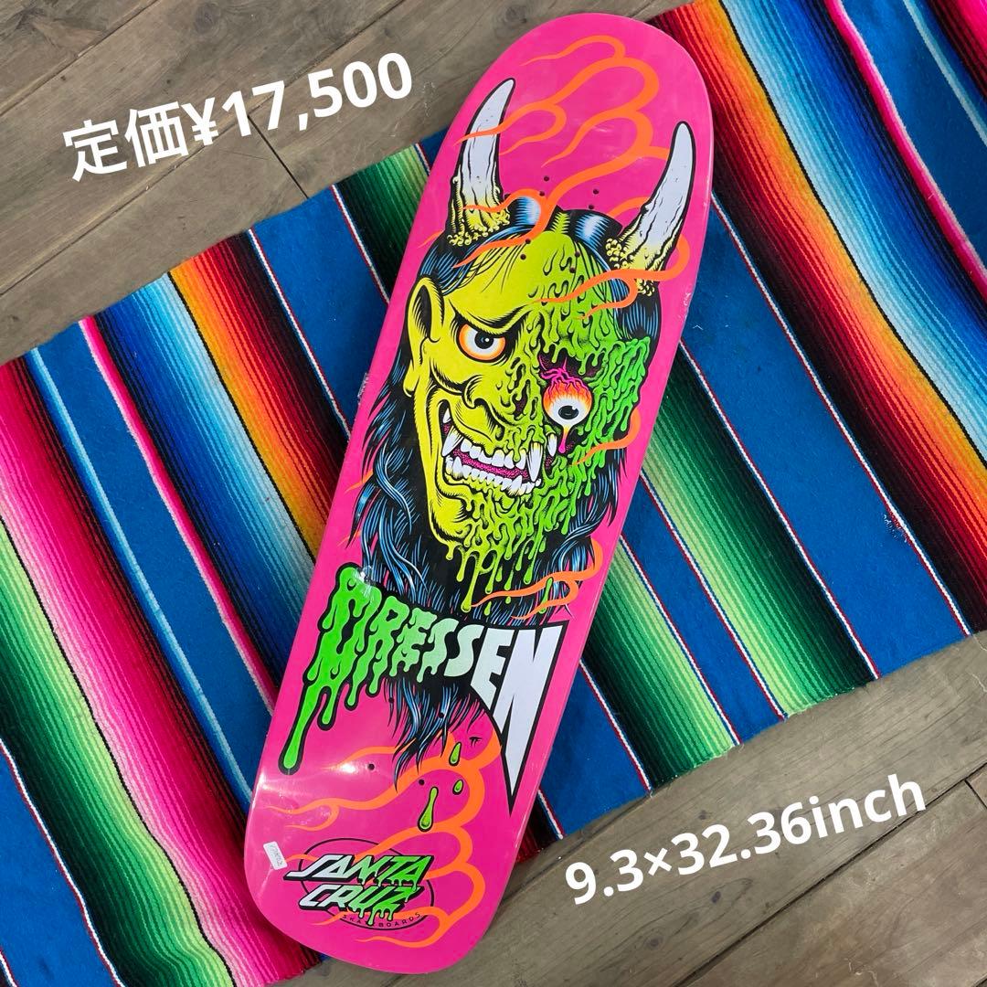 SantaCruz DRESSEN HANNYA MASKスケボープロデッキ
