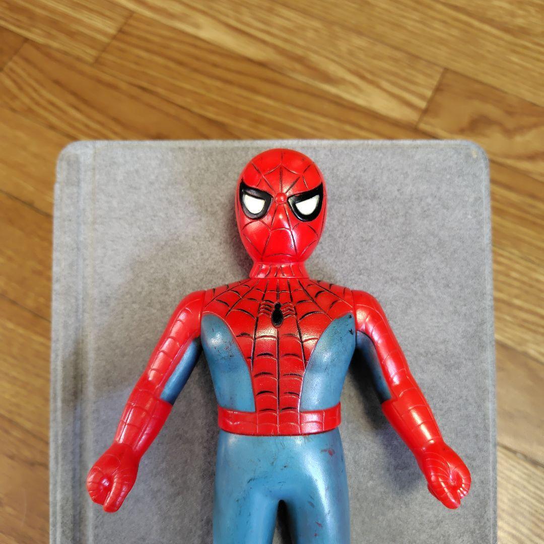 【レア品・当時物】スパイダーマン　ソフビ　1978年　東映