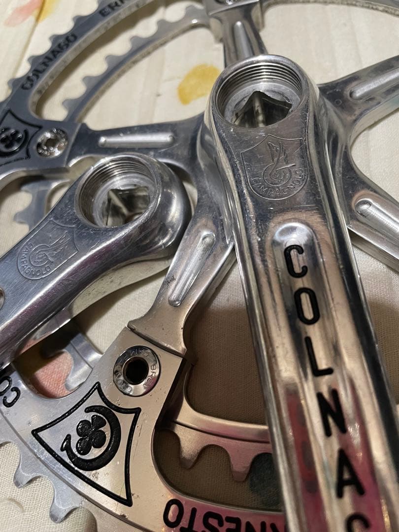 カンパニョーロCOLNAGO 刻印レコードクランク特注170ミリ53-42tレア