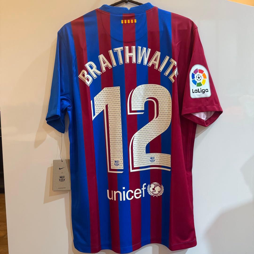 バルセロナ 21/22 ホームユニフォーム BRAITHWAITE #12 M