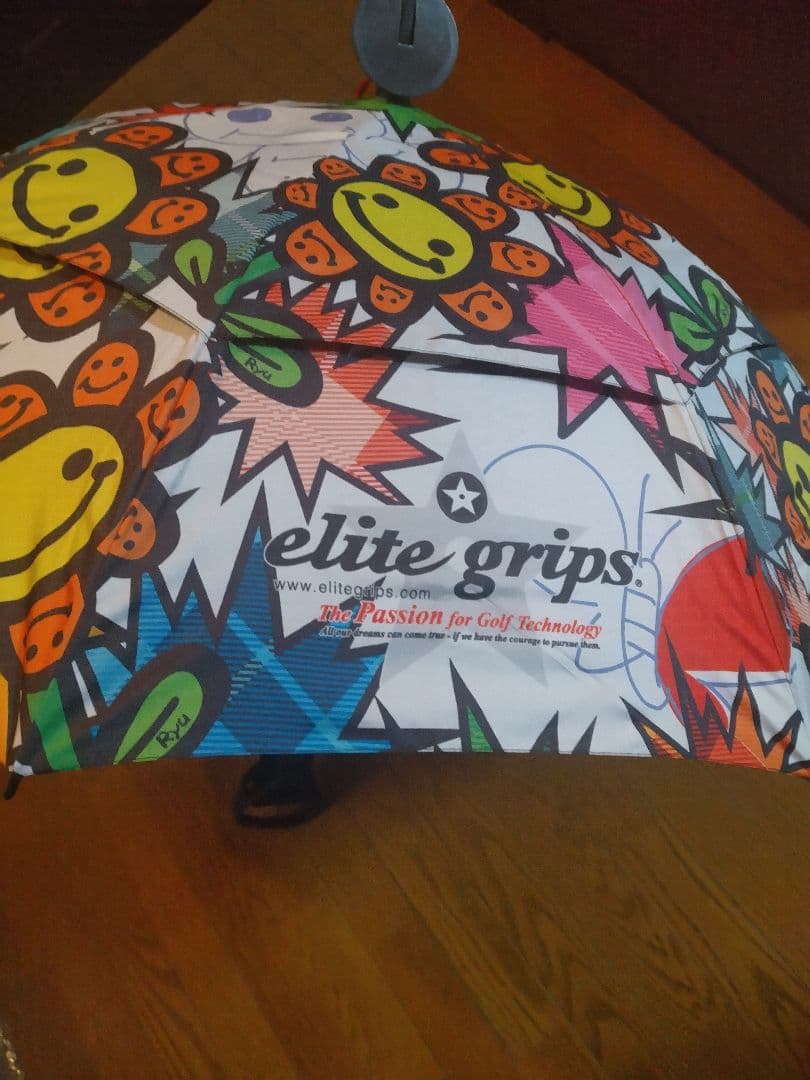 elite grips エリートグリップ 椅子付きパラソル ベンチレーション付き
