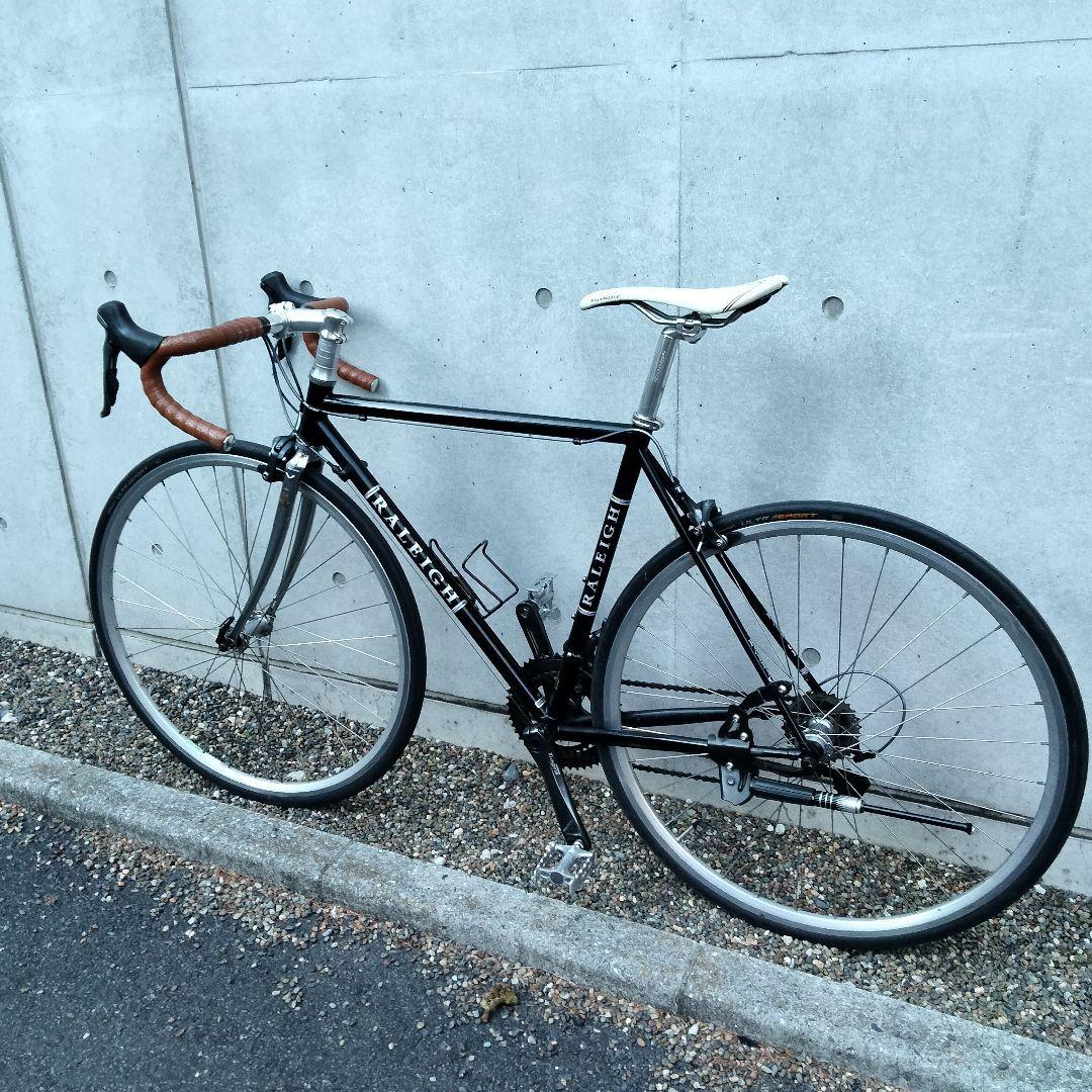 ■♫中古車！格安！引取限定■　RALEIGH　ラレー　クロモリ　ロードバイク