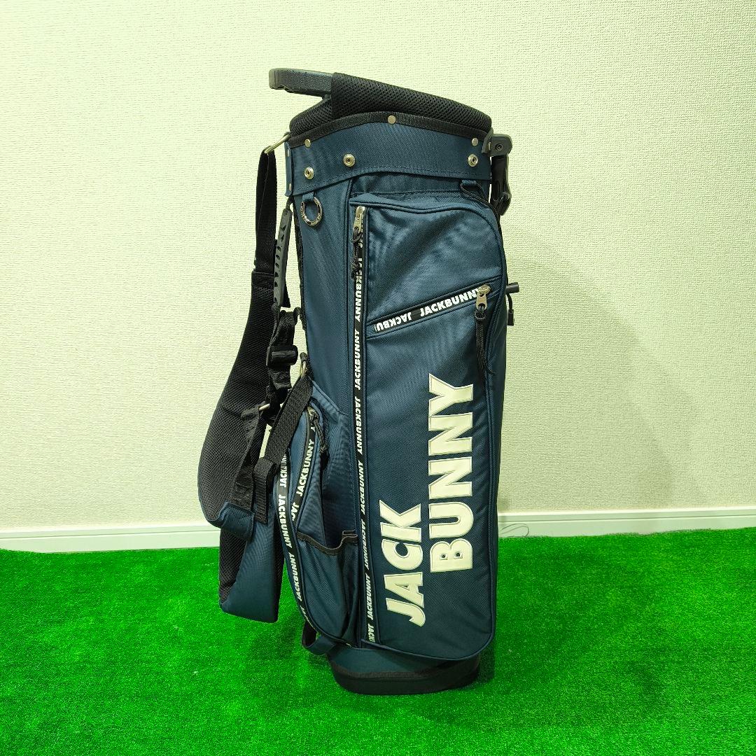 Jack Bunny ジャックバニー スタンド式 キャディバッグ ネイビー