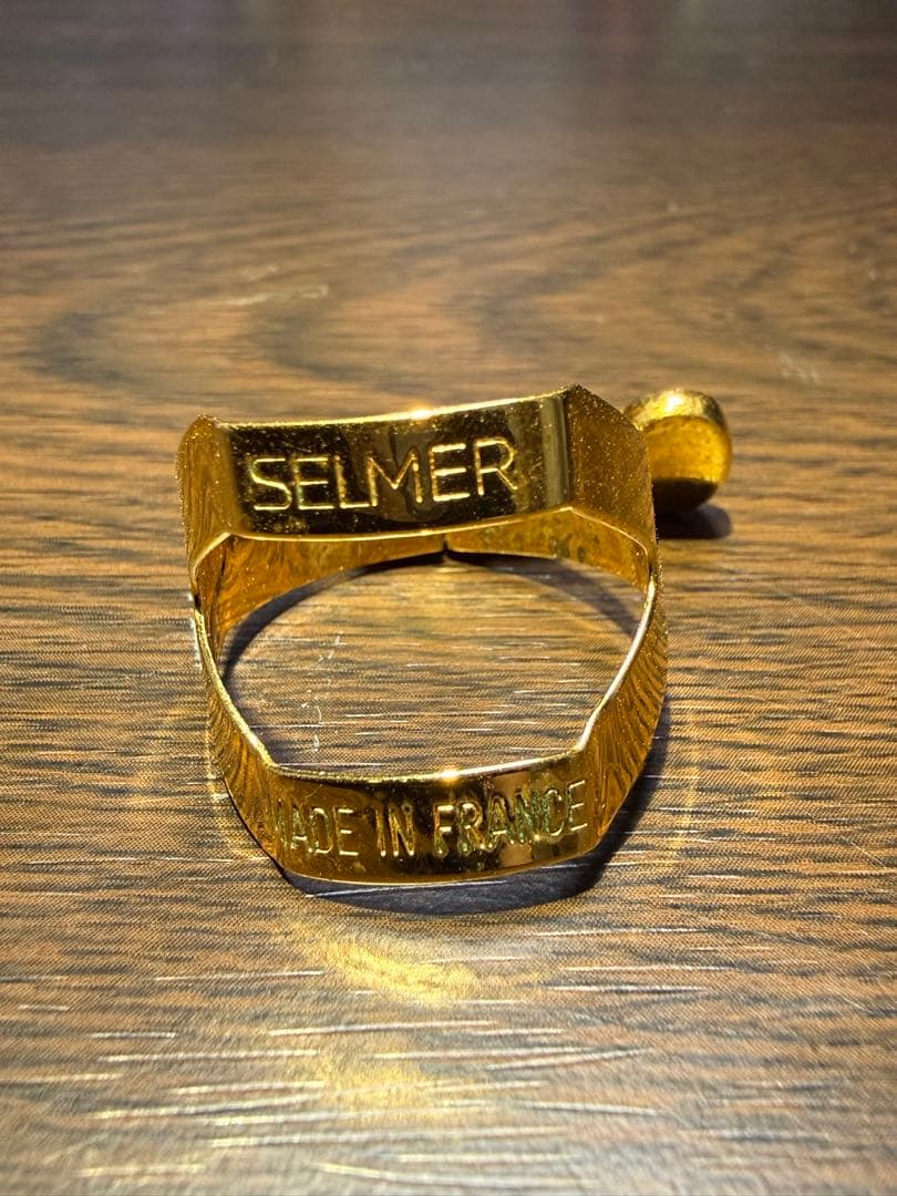 【ソプラノ用】SELMER リガチャー 金メッキ