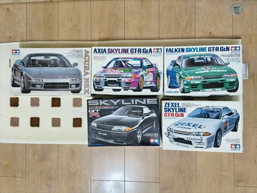 Tamiya SKYLINE GT-R プラモデル 5点セット
