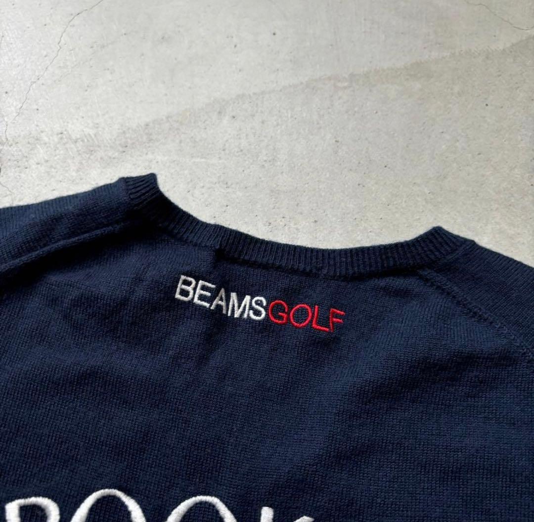 BEAMS GOLF ビームスゴルフ パープルレーベル 長袖ニットセーター S
