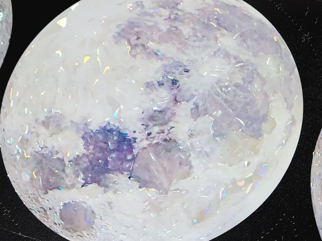 切売 932★ 海外 マスキングテープ マステ PET 装飾 月 贝壳光