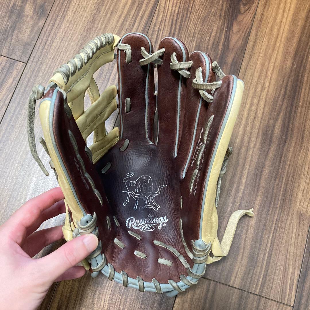 Y*P様 ローリングスRawlings 外野手用　軟式グローブ ブラウン/ベージ