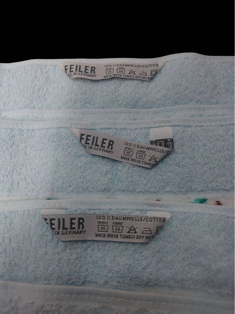FEILER 　フェイラー　フェイスタオル3枚セット