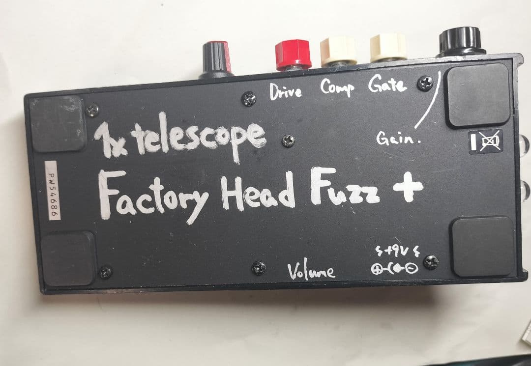 1x telescope Factory Head Fuzz+ 発振ファズ