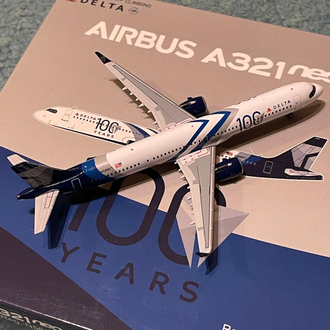 DELTA A321neo デルタ航空 100周年 エアーバス NG 1:400