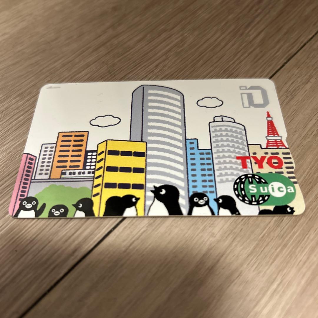 【使用可能】TYO 記念Suica　東京タワー Suicaのペンギン（特定記録）