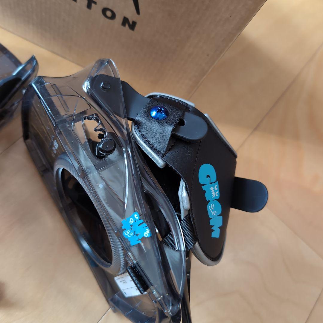 キッズ Burton ミニグロム ディスク スノーボードバインディング S