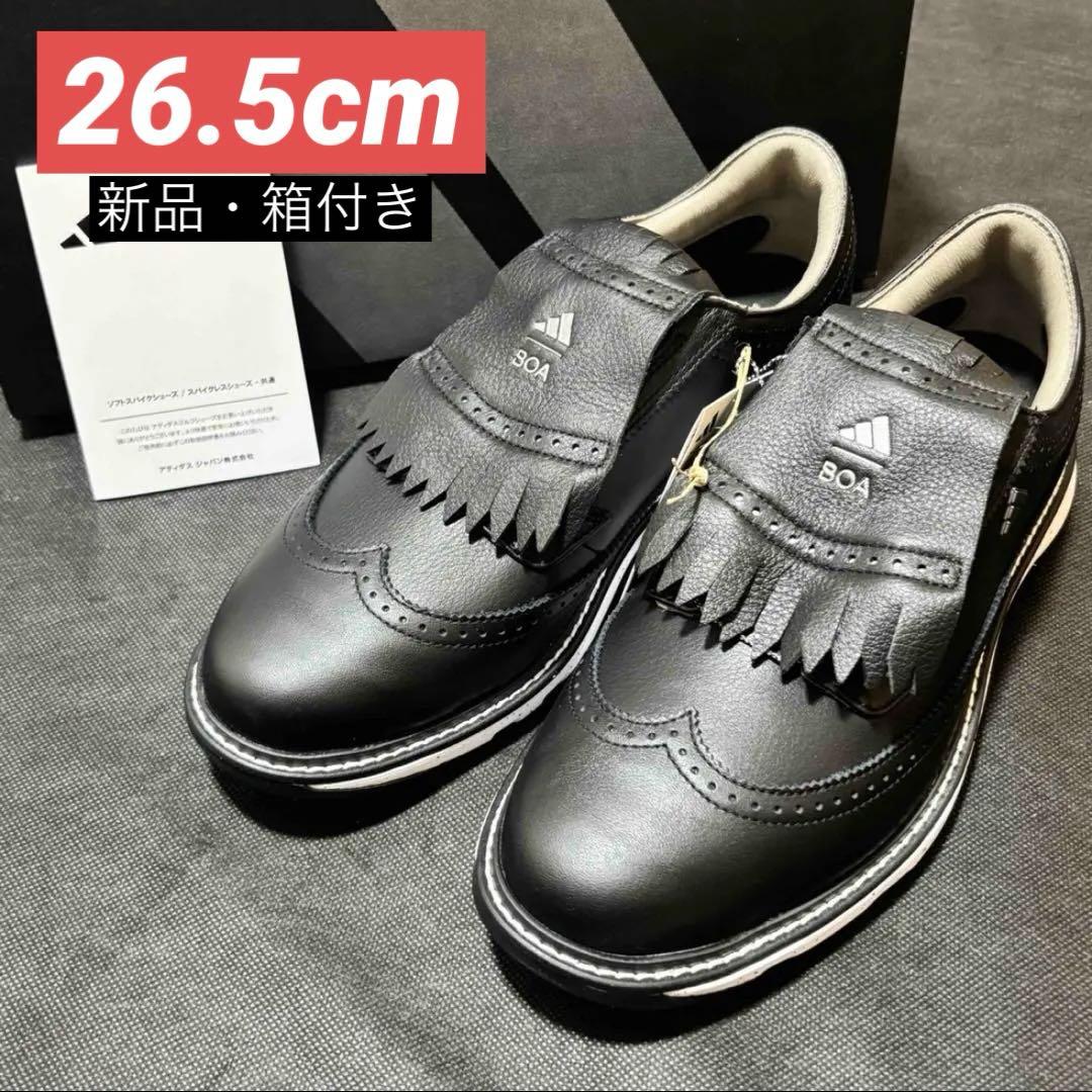 26.5cm adidas Golf MC87 ゴルフシューズ ボア ブラック