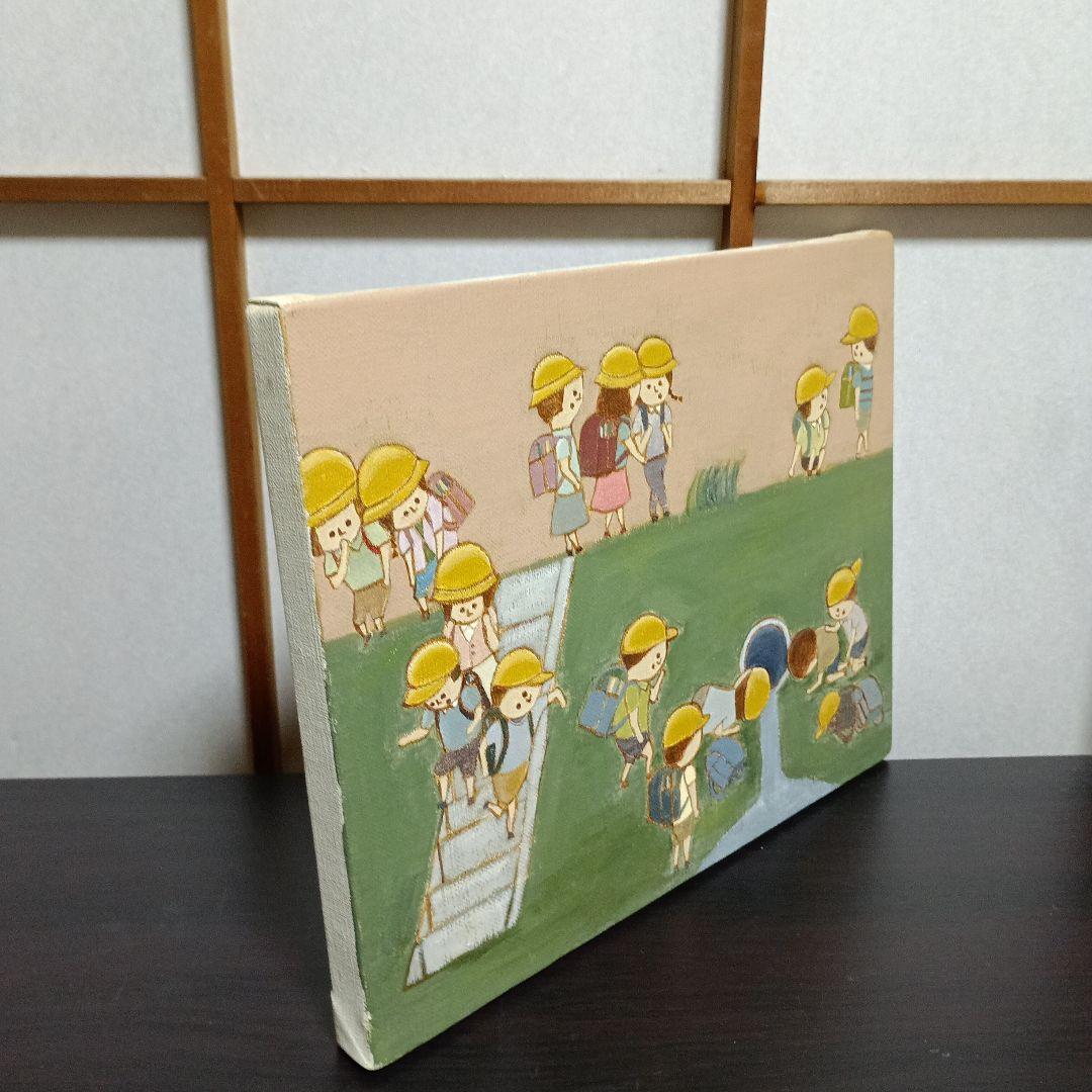 加藤雅也　michikusa　27.3×22　キャンバス、アクリル絵具　2011