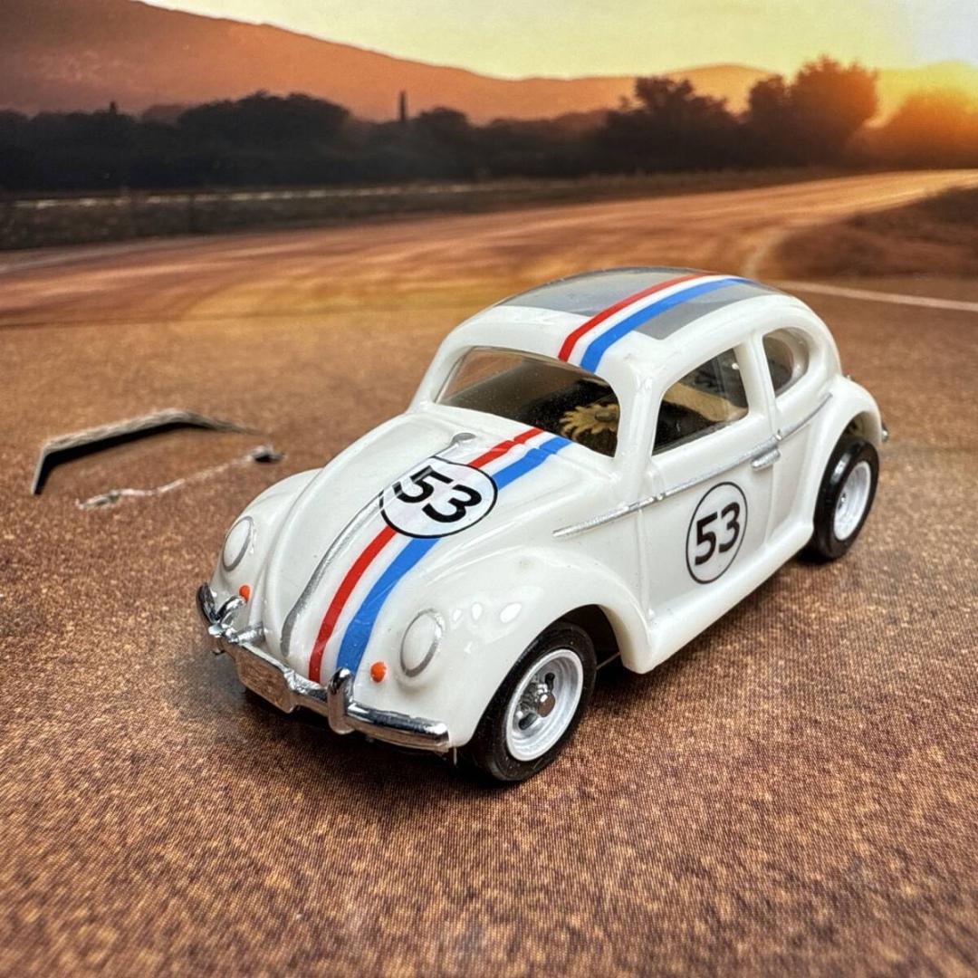 ディズニー☆ハービー☆ ☆HOスロットカー☆Herbie ☆Love Bug
