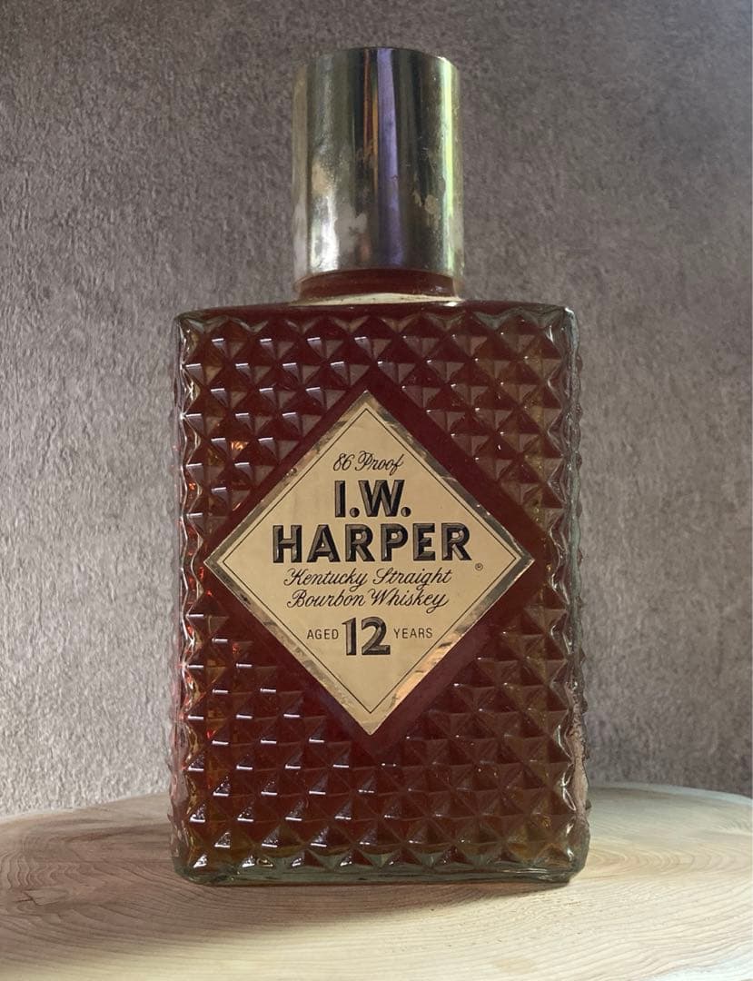 古酒70年代物　未開封　I.W. HARPER 12年 特級　バーボンウイスキー