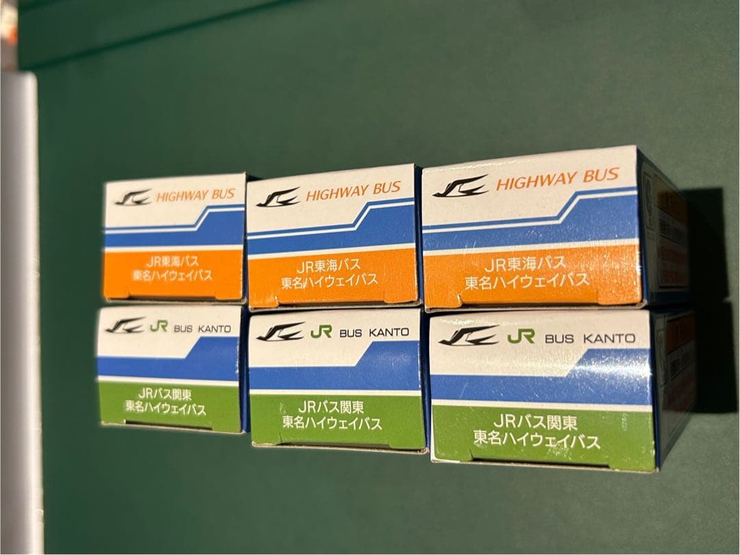 トミカ 日野セレガ　JRバス関東・JR東海バス各3台（計6台）