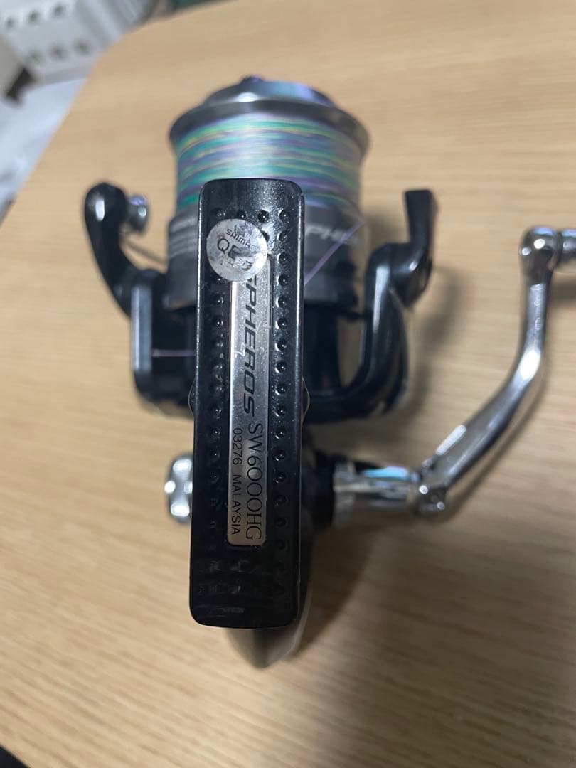 SHIMANO スフェロス SW6000HG PEライン付 スピニングリール