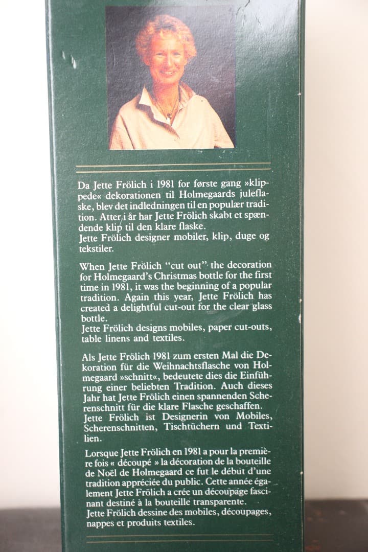 未使用・箱入　ホルムガード　１９８９年　クリスマスボトル