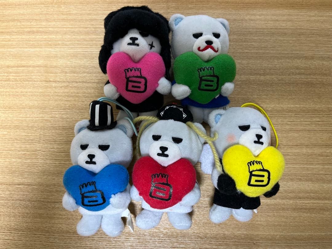 BIGBANG YGベア　ぬいぐるみ　5体セット【日本限定】