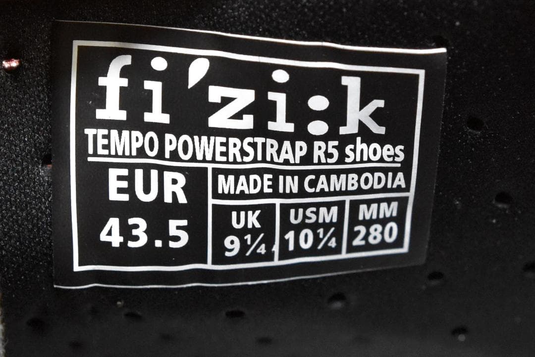 Fizik Powerstrap R5 シューズ size:43.5 白