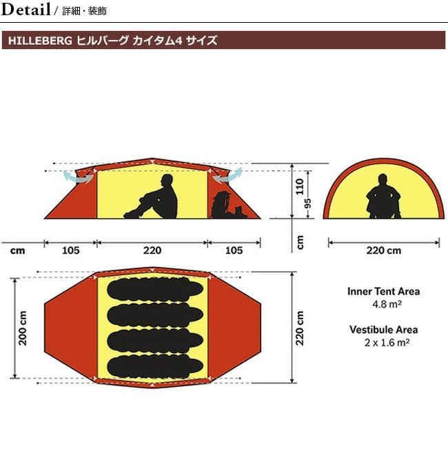 【新品】HILLEBERG ヒルバーグ カイタム4 KAITUM 定価約29万円