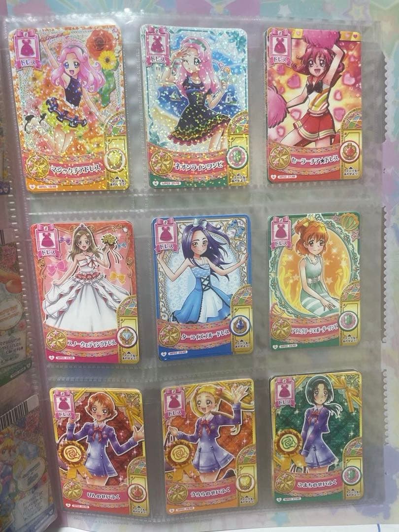 【プリキュア】カード77枚 新聞 クリアファイルセット