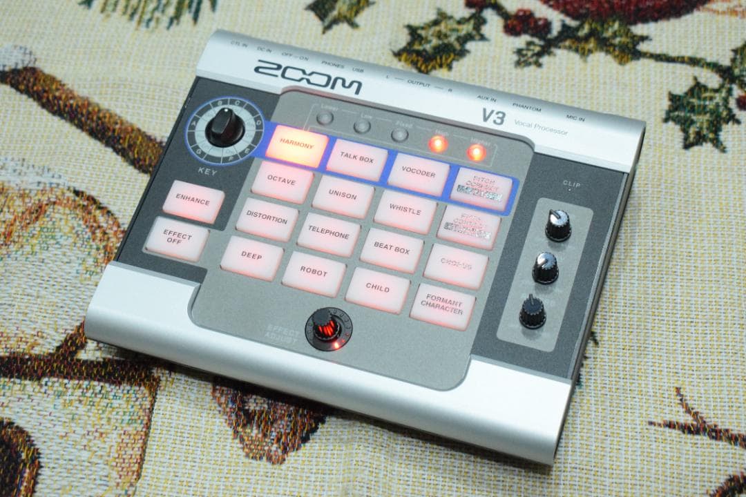ZOOM V3 Vocal Processor 動作OK 箱・説明書付