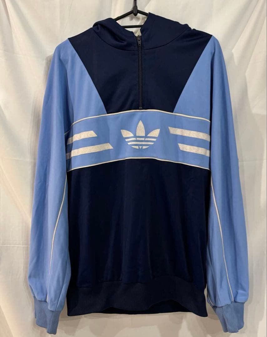 80s adidas アディダス プルオーバー トラックジャケット ジャージ