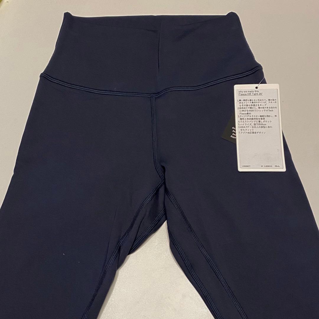 新品⭐️lululemon Fleece HR Tight 26 ネイビー