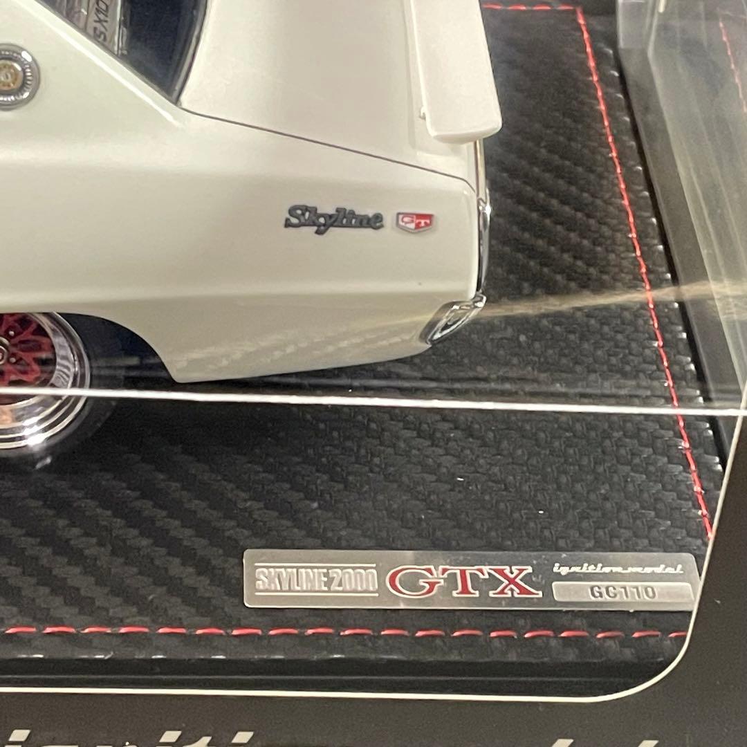 60台限定 1/18 イグニッションモデル 日産スカイライン 2000 GT-X