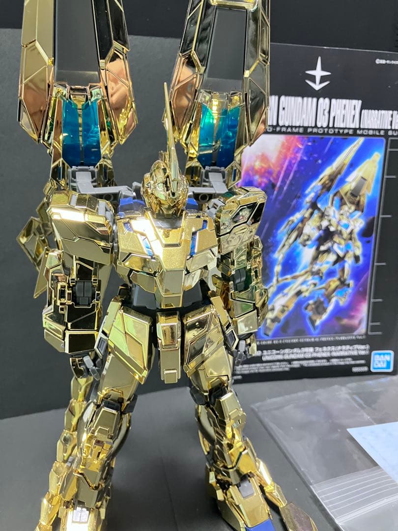 ＭＧ ユニコーンガンダム３号機 フェネクス （ナラティブVer.）　組立済み