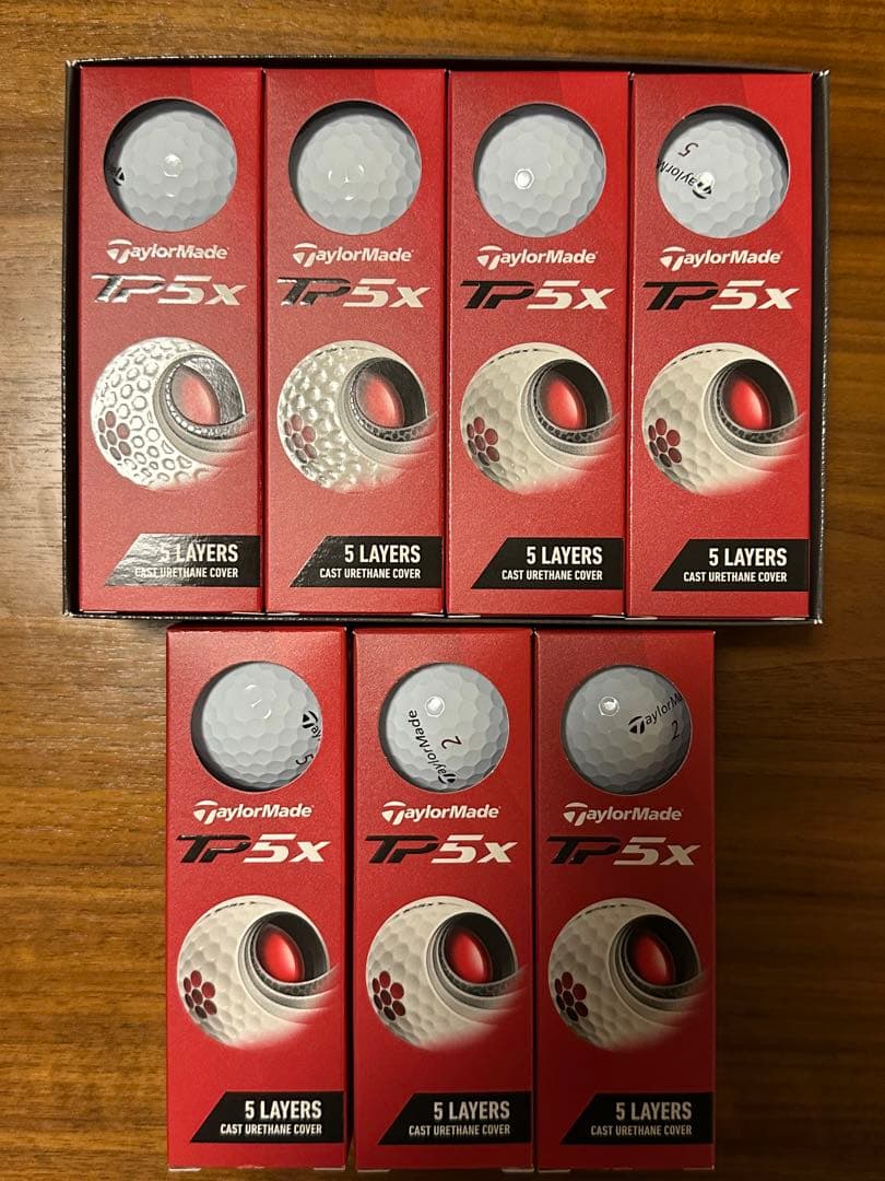 TaylorMade TP5X ゴルフボール 5層