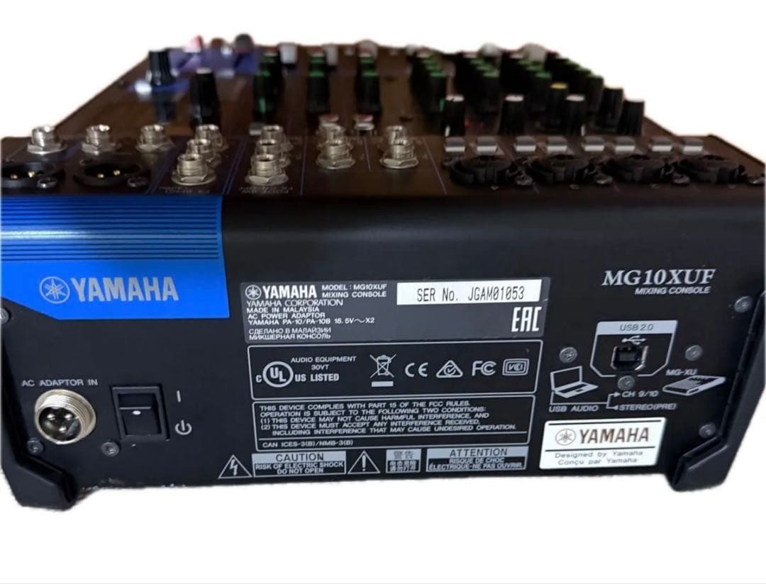 配信機器・PA機器・レコーディング機器 YAMAHA MG10XUF
