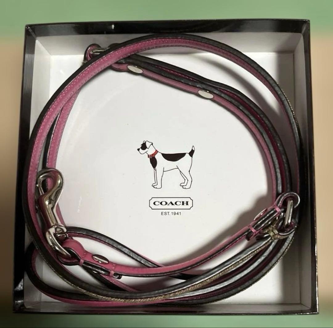 リード COACH FS4005 MINI SIG DOG LEASH