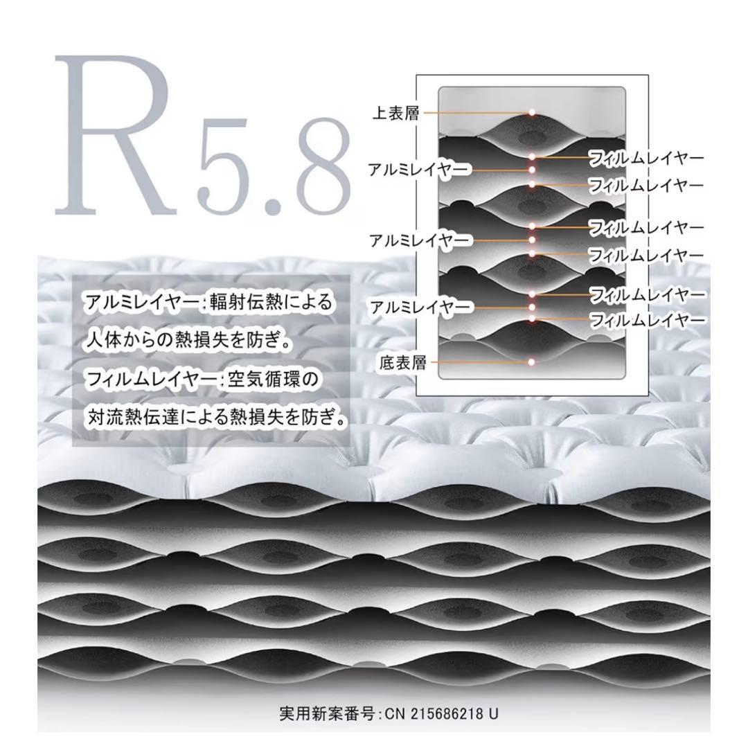 Naturehike 公式 高R値 Tuye エアーマット超軽量