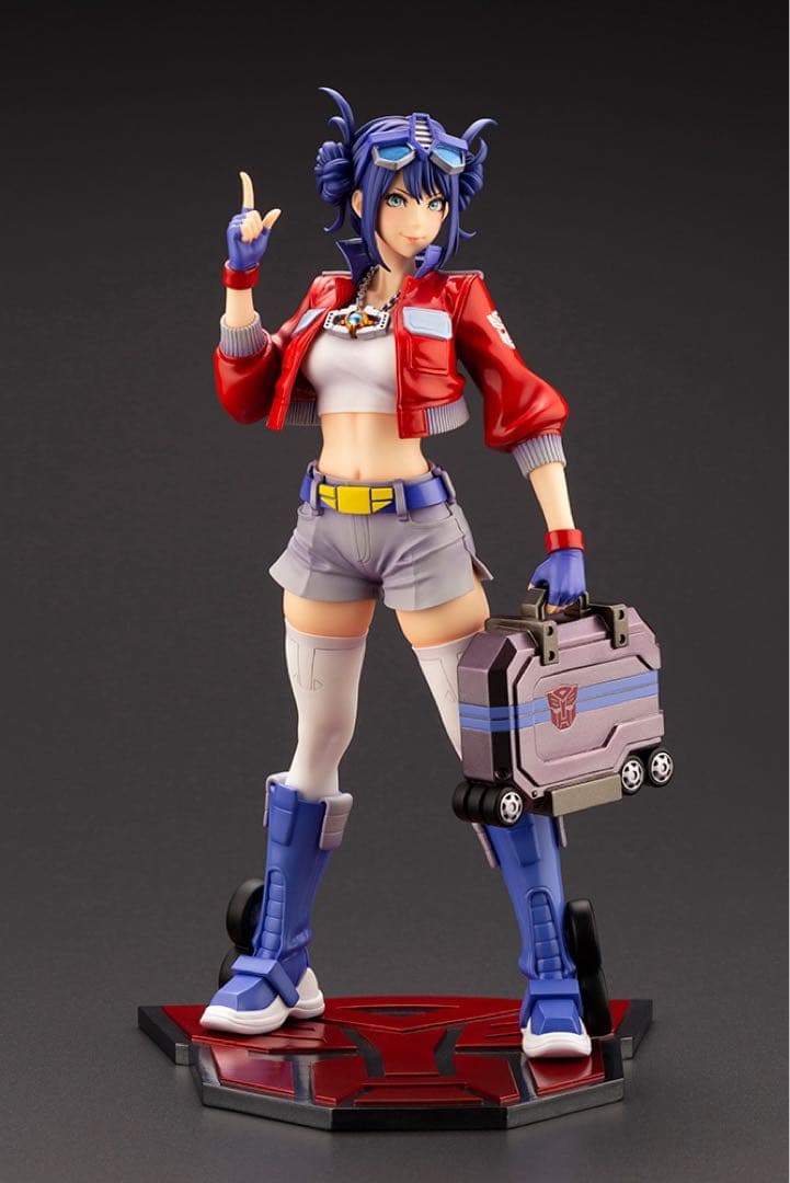 【中古】TRANSFORMERS美少女コンボイ1/7 フィギュア