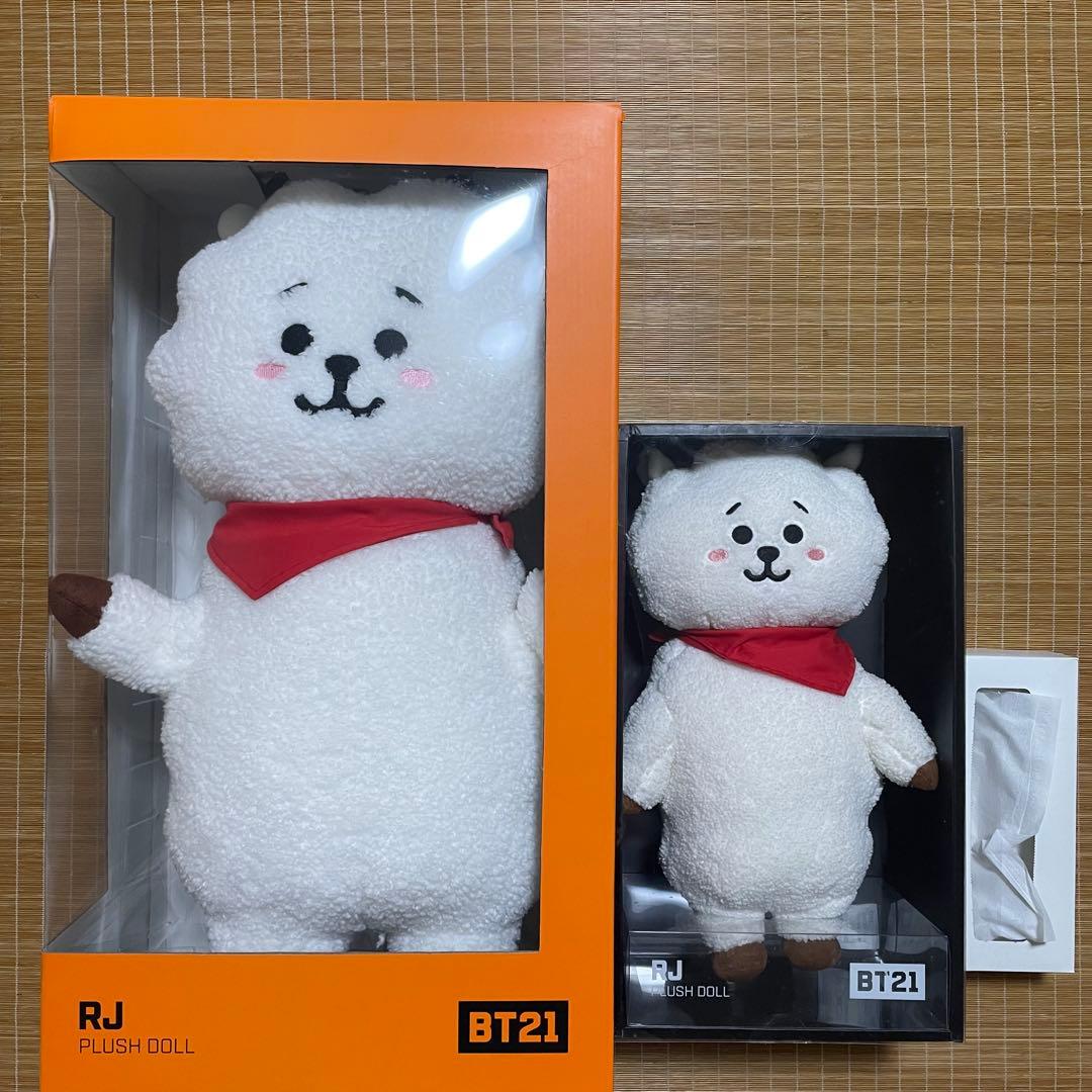 BT21 RJ ぬいぐるみ スタンディング　ジャンボ2体セット