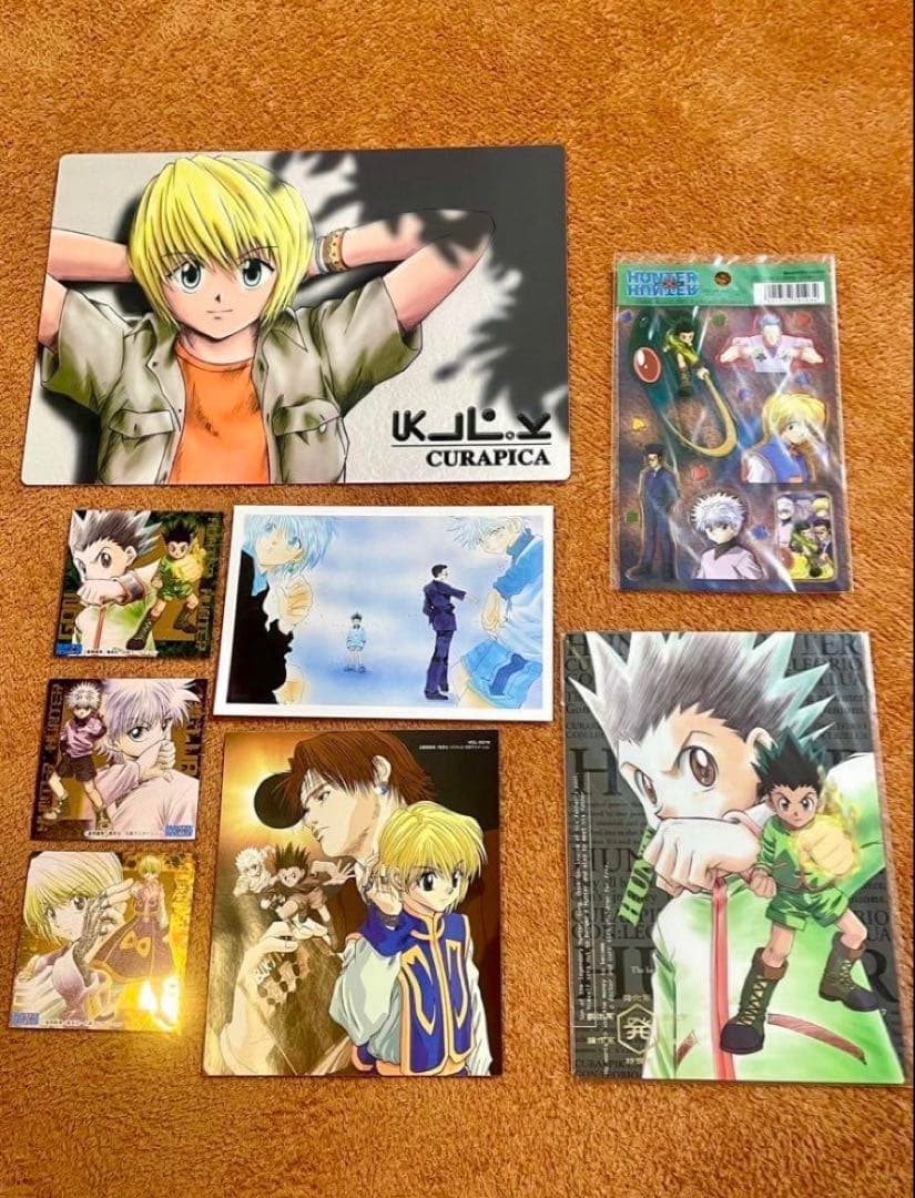 旧アニメ　HUNTER×HUNTERグッズまとめ売り　トレカ　フィギュア　CD